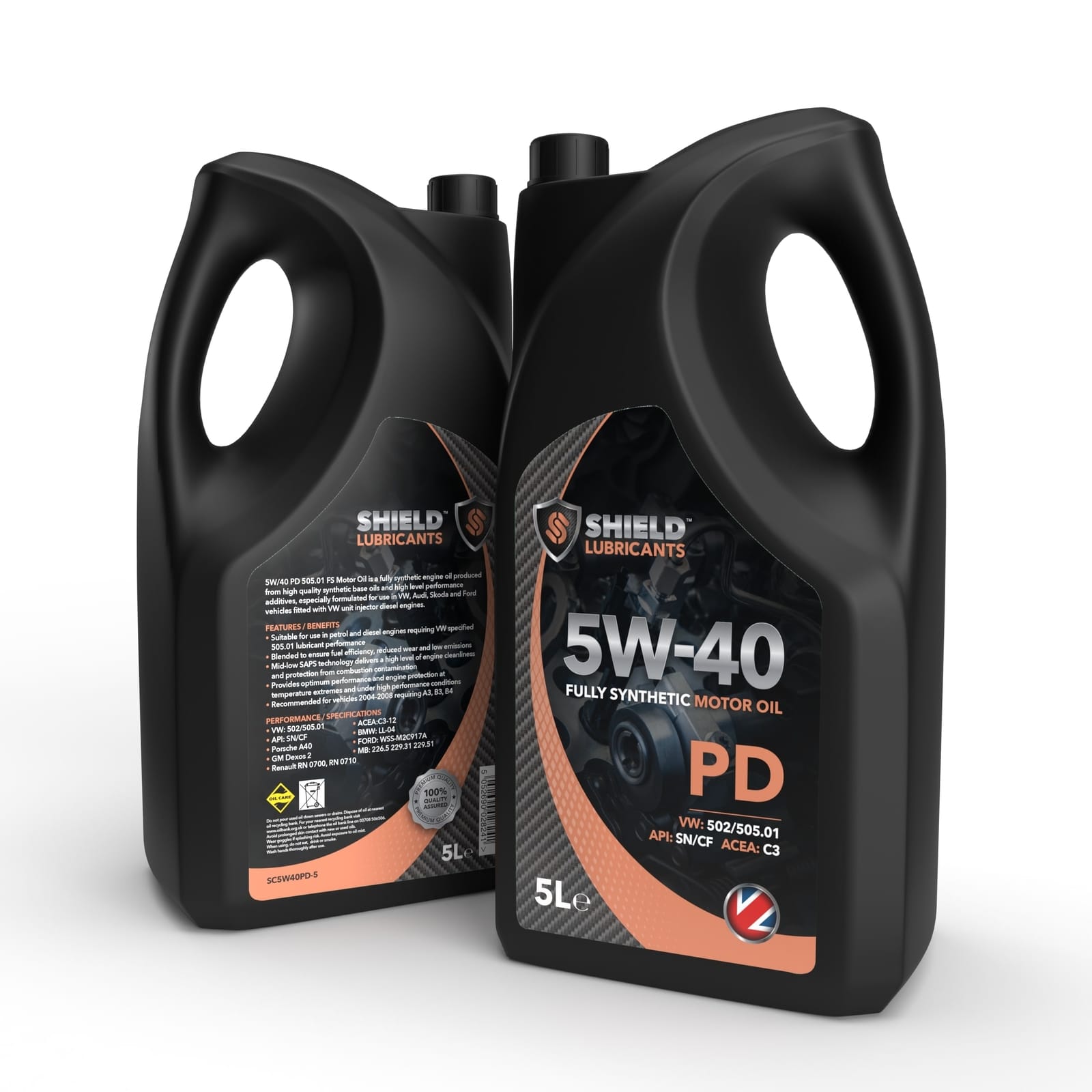 5W40 PD FULLY SYNTHETIC ENGINE OIL 1L, 5L, 20L, 200L, 1000L 5W-40 ...